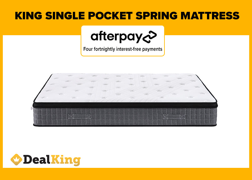 KING SINGLE POCKET SPRING MATTRESS – DealKing
